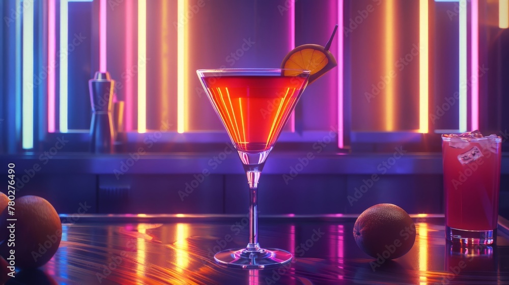 An animated sequence of a classic cocktail being mixed, illustrating ...