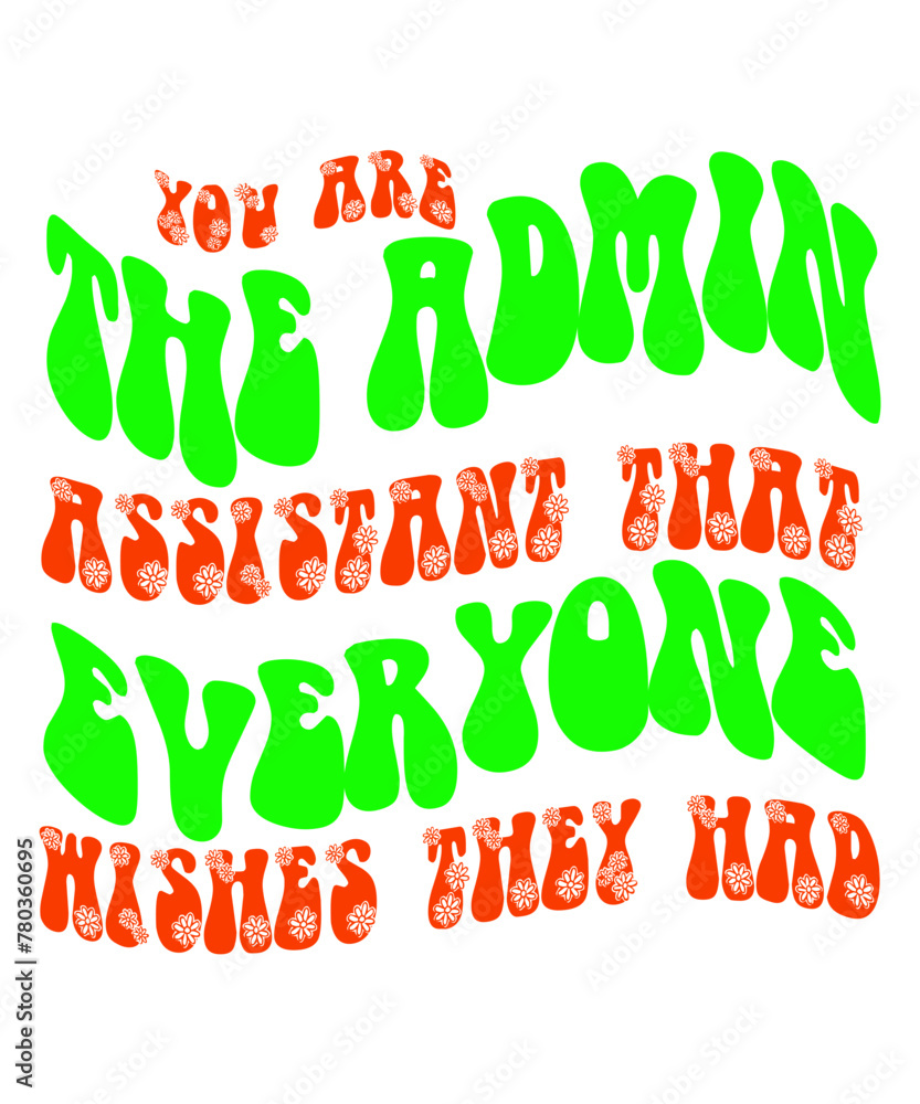 Administrative Assistant Retro Svg, Administrative Assistant Svg ...