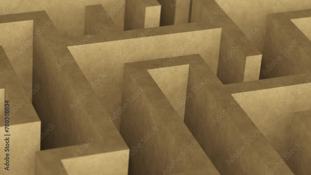 Zooming-out radial flyover DOF camera realistic 3D animation of the ...