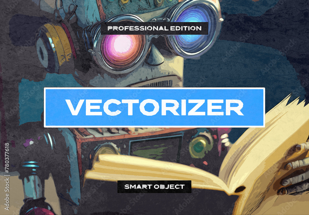 Vectorizer Vector Art Cartoon Comics Photo Effect Paper Texture ...