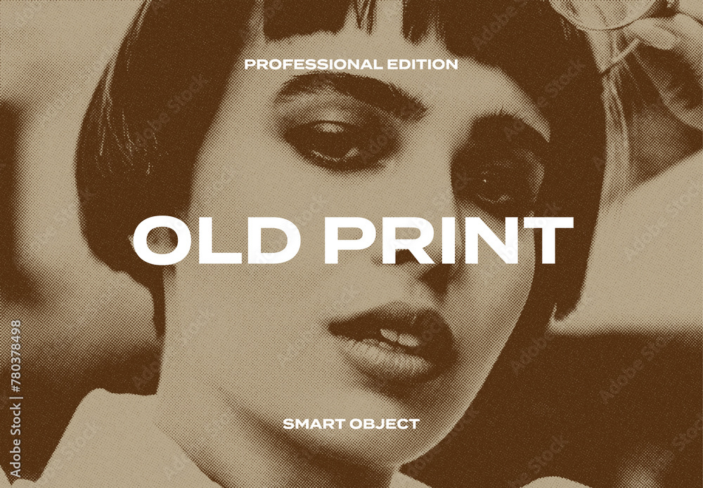 Old Film Frame Vintage Retro Photo Effect Paper Texture Template Mockup ...