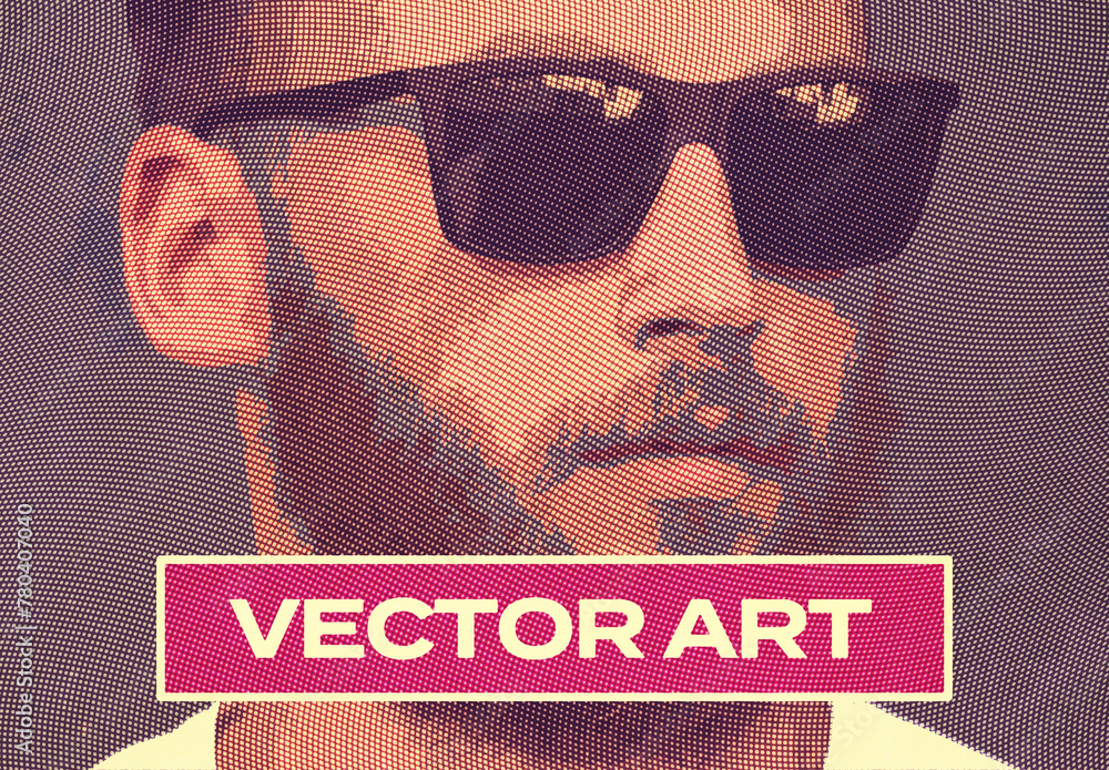 Vectorizer Vector Cartoon Comics Art Photo Effect Paper Texture ...
