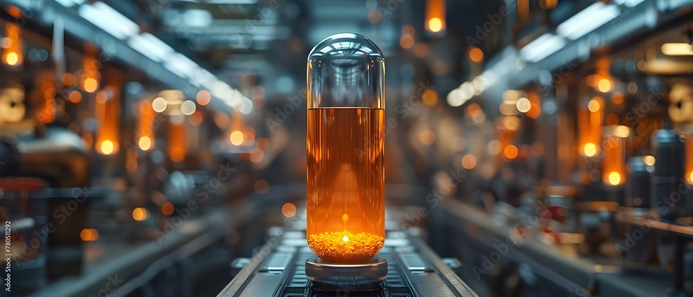 Futuristic concept for a bio weapon capsule containing hazardous ...