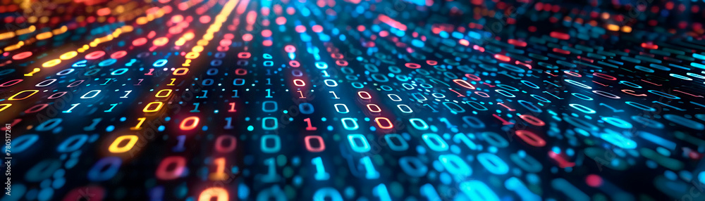 Delve into the depths of binary code backgrounds, where ones and zeros ...