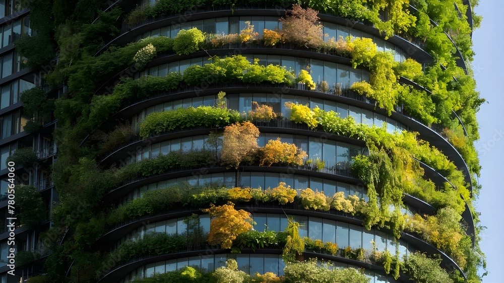 Urban Oasis: Green Architecture for a Sustainable Future. Concept ...