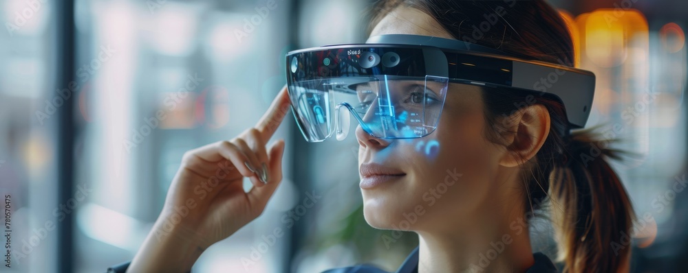 Step into the realm of augmented reality where digital overlays weave ...