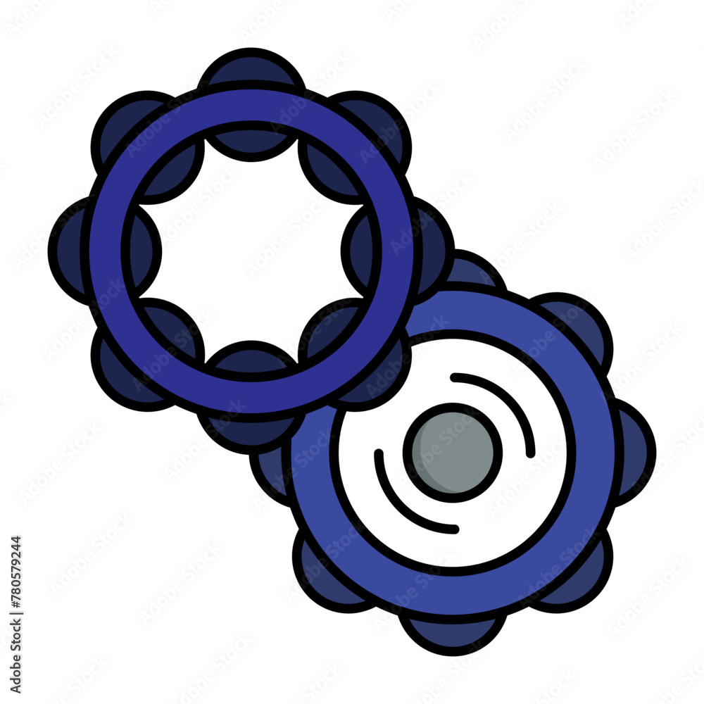 Traditional Daf or Duff concept, Handle-less frame drum with one usable ...