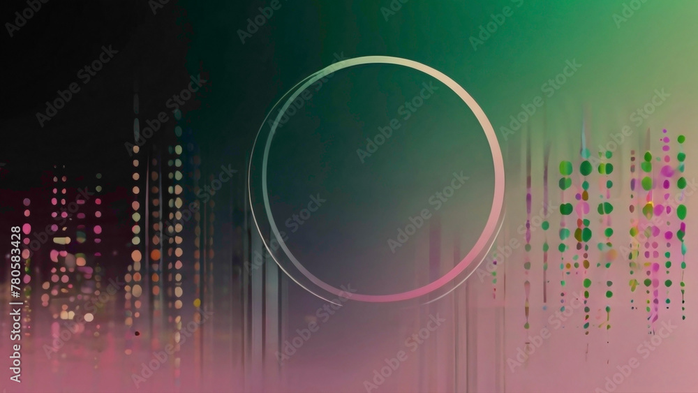 red and blue concentric Circes wrapped around each other in the form of ...