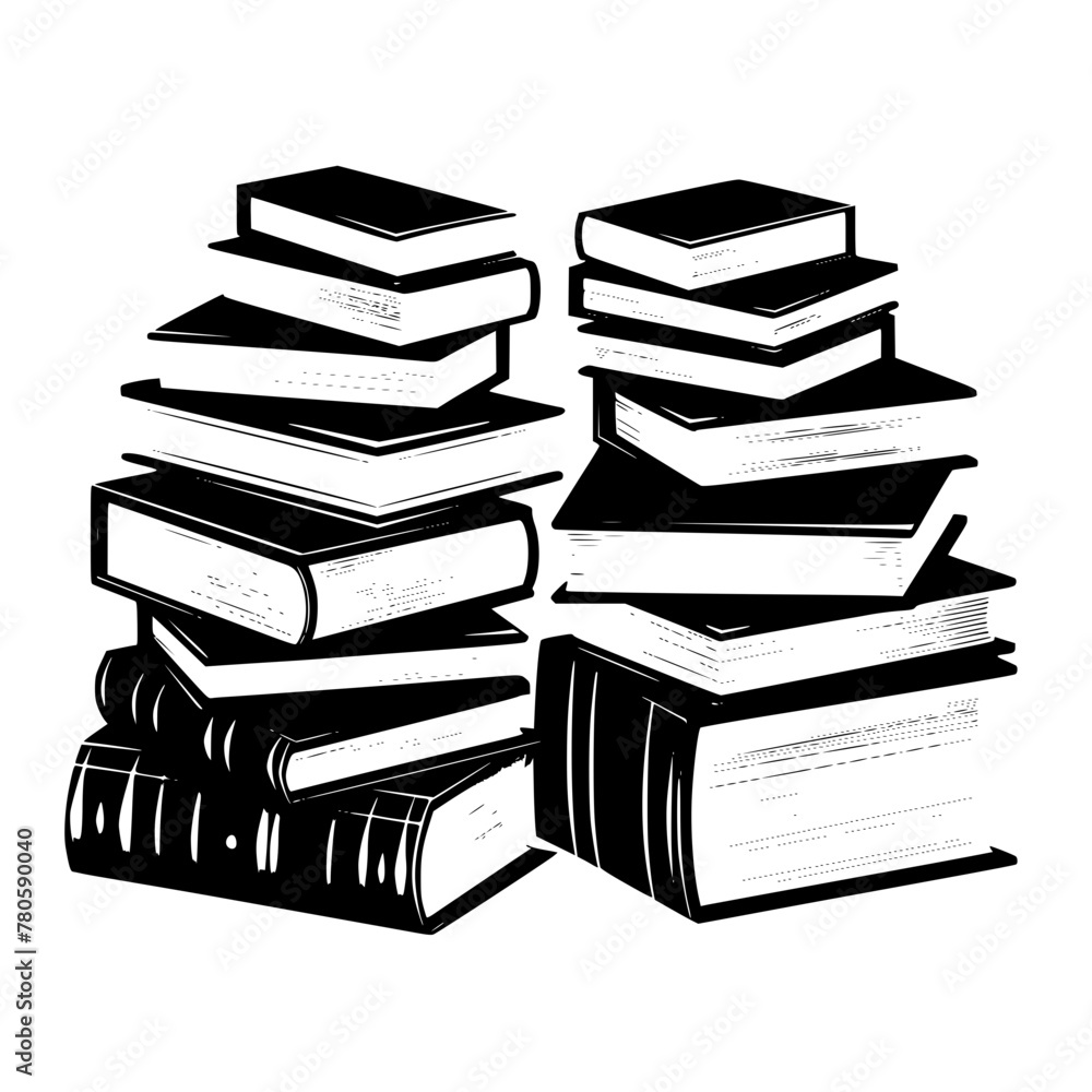 Book SVG Bundle, Book PNG Bundle, Book Clipart, Book Silhouette, Book ...