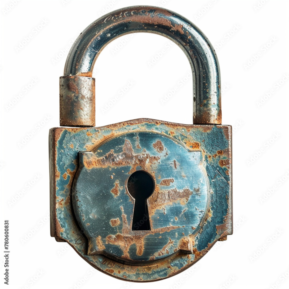 Lock, transparent background, a symbol of safety and challenge Stock ...