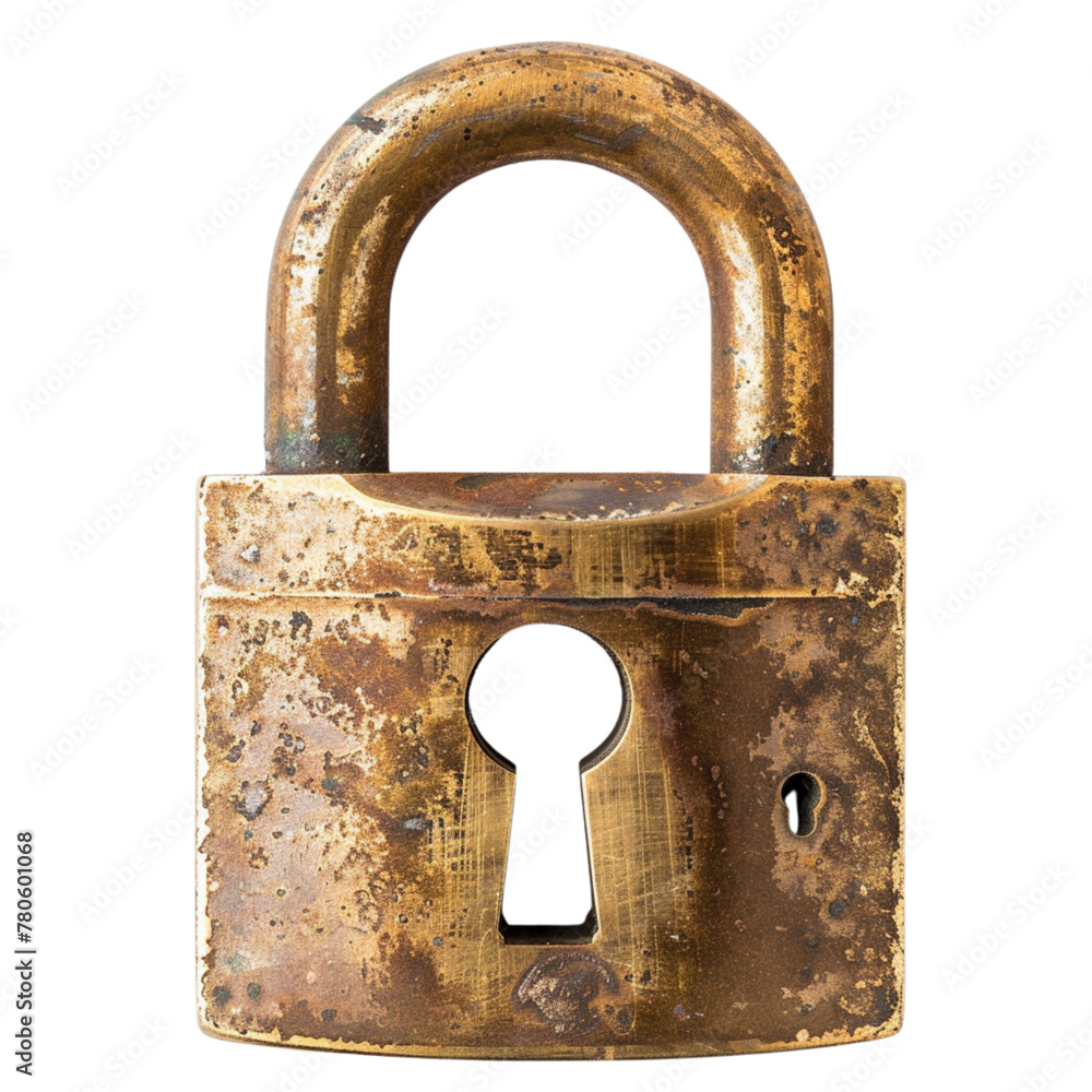 Lock, transparent background, a symbol of safety and challenge Stock ...