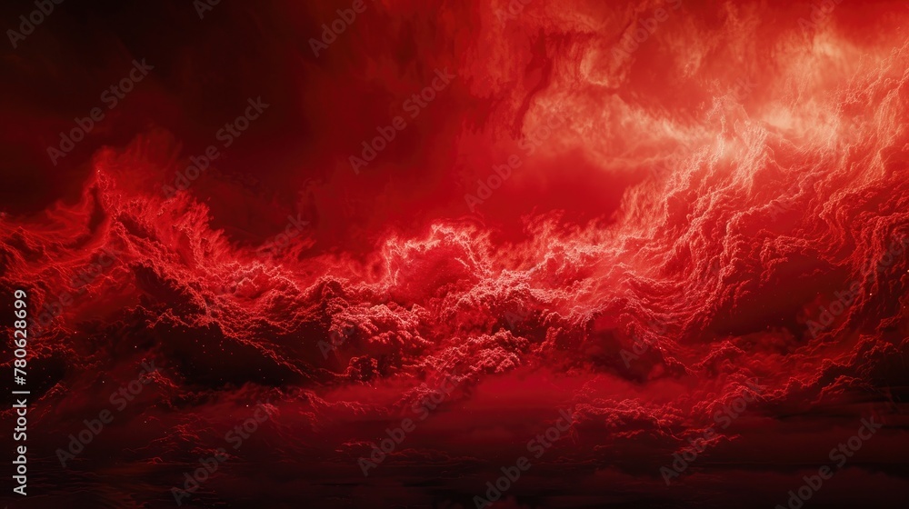 Red background, dark red gradient background, minimalist style, light ...