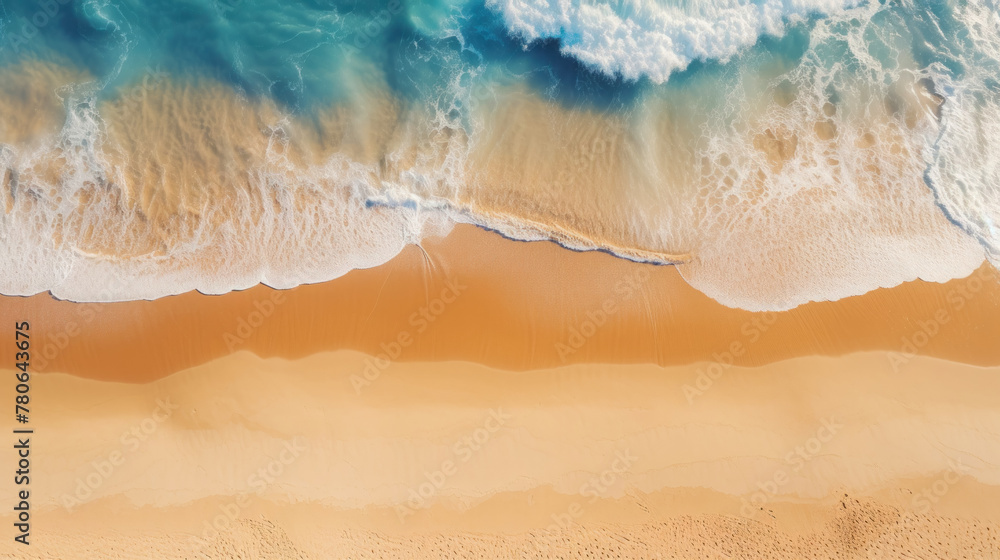The sea beach with waves from above is a unique experience not to be ...
