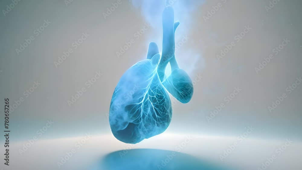 Human Respiratory system concept. lungs are part of the respiratory ...
