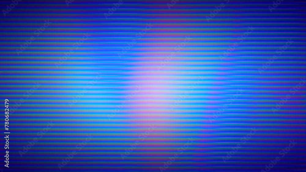 Bright blue prismatic blurry retro background with chromatic aberration ...
