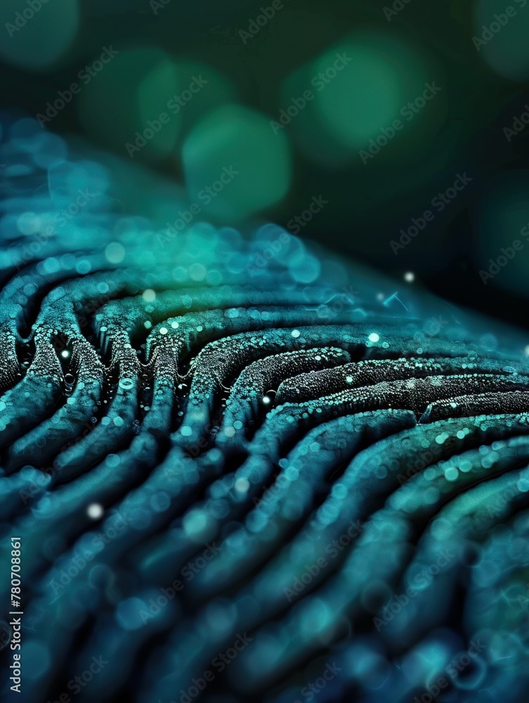 A symbolic representation of a DNA fingerprint, used in forensic ...