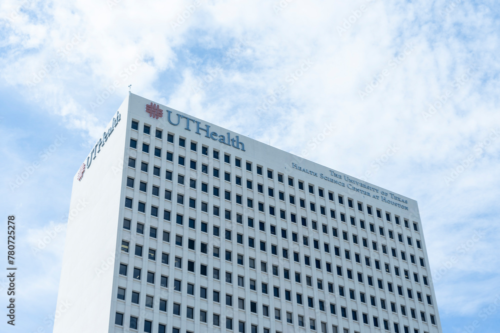 Houston, Texas, USA - April 6, 2024: UTHealth (University of Texas ...