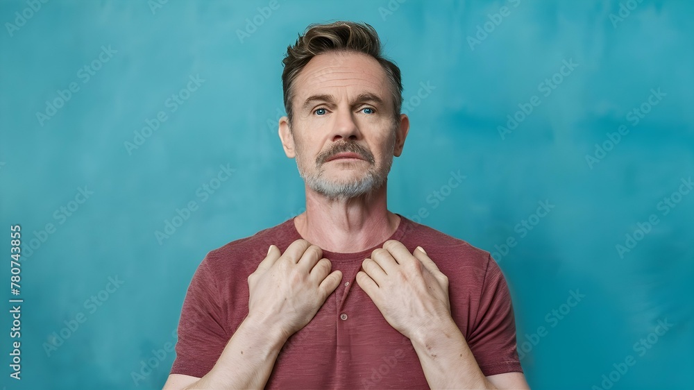 Neck Muscle Examination Technique. Concept Head tilt test, Shoulder ...