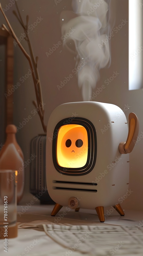 Embarrassed Heating Device Emitting Awkward Noises Due to Unexpected ...