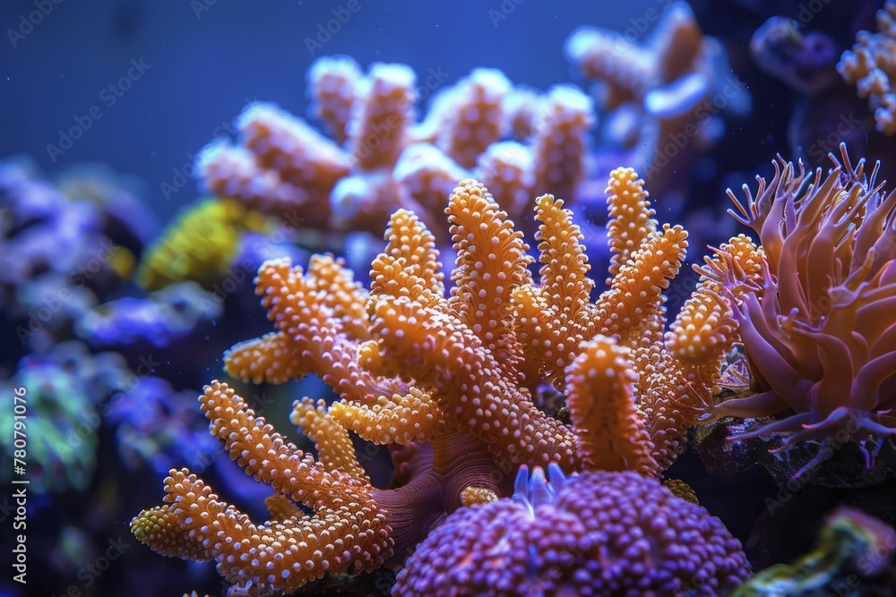 Explore the intricate process of coral polyps feeding, shedding light ...