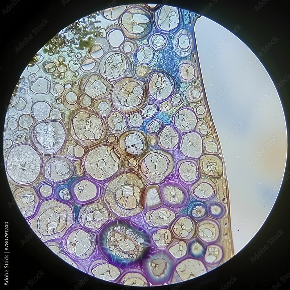 Exploring the intricate cellular composition of an onion skin through a ...