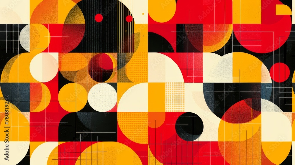 A vibrant and exciting fusion of Bitcoin's rise with abstract quarter ...