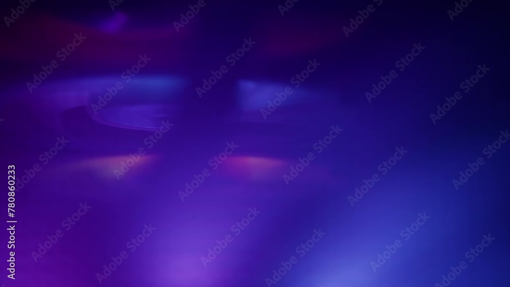 Neon colorful pc processor cooler rotating close-up. Neon system unit ...