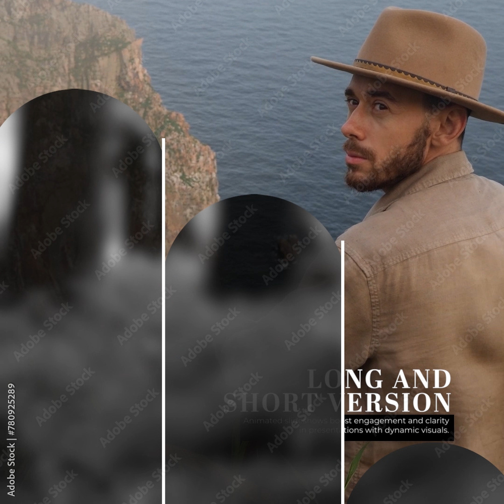 Modern Orbital Blocks Showcase | Short and Long Duration Stock Template ...