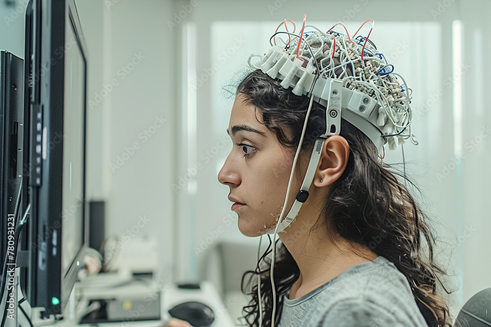 Scientists conduct experiments with EEG caps, exploring neurofeedback ...