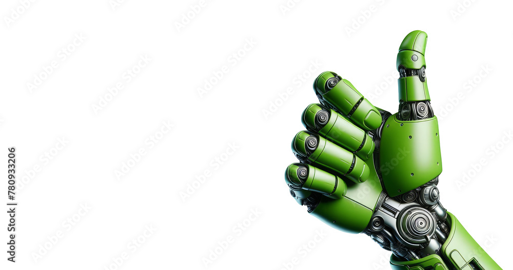 Robot thumb up. Green robot hand thumbs up. Robotic hand thumbs up ... Robot thumb up. Green robot hand thumbs up. Robotic hand thumbs up ...