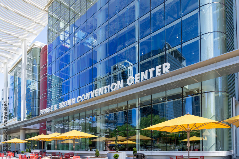 Houston, Texas, USA - April 4, 2024: George R. Brown Convention Center ...