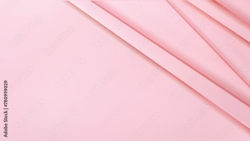 Paper cut background with layers of pink on the right corner Stock ...