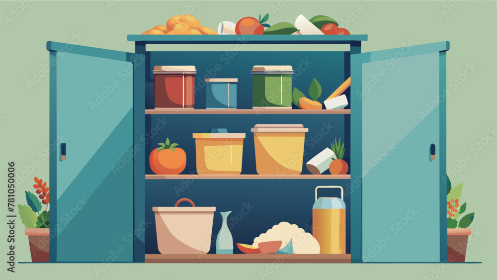 A compost bin overflowing with spoiled food scraps a stark contrast to ...