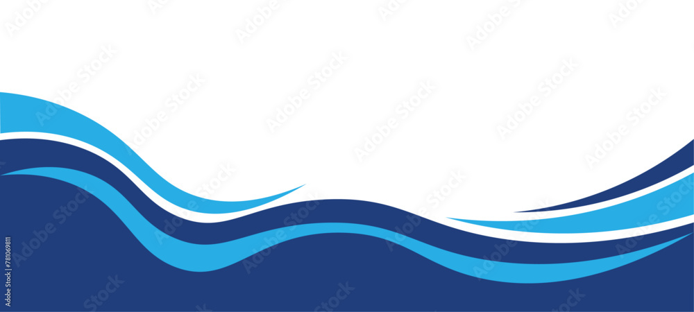 Modern blue banner background design and graphic banner pattern ...