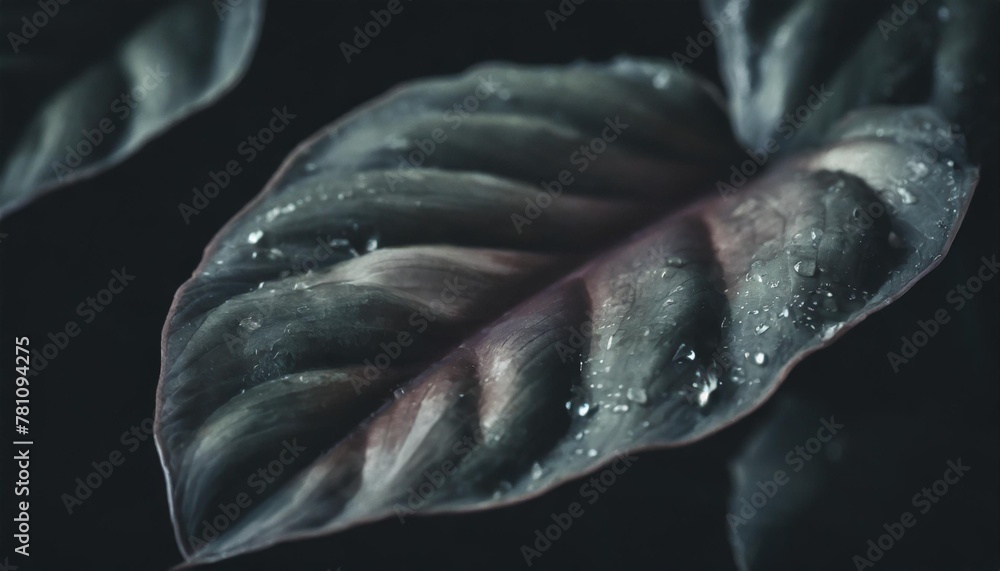 background of calathea leaf hd decorate with water drops background ...