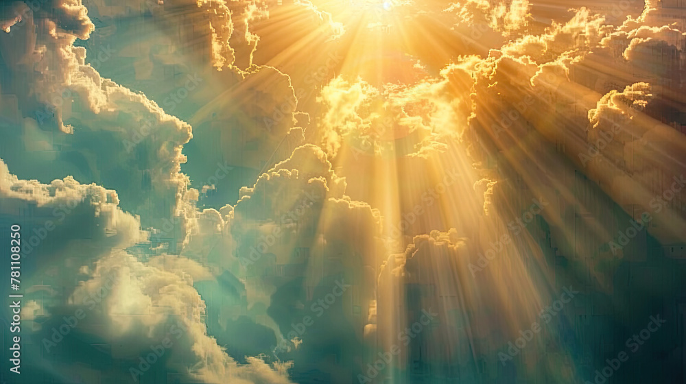God light in heaven symbolizing divine presence, truth, spiritual ...