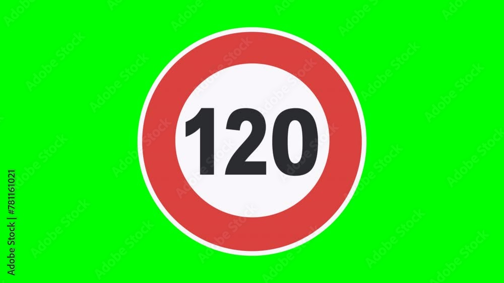 Vidéo Stock Appearance of the circular white and red circular speed ...