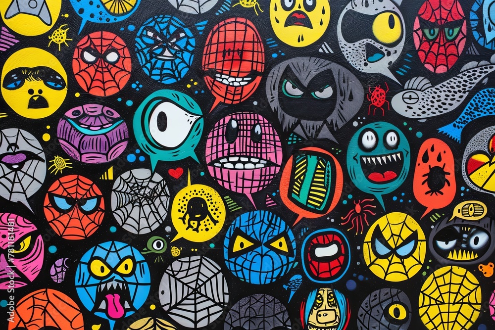 Pop art ignites the imagination with an array of colorful thought ...