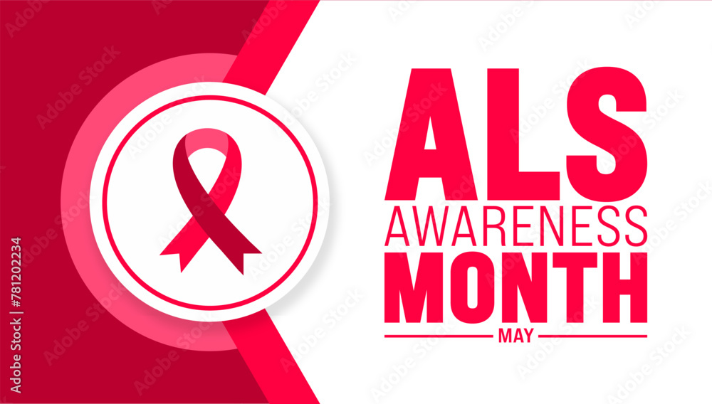 May is amyotrophic lateral sclerosis ALS Awareness Month background ...