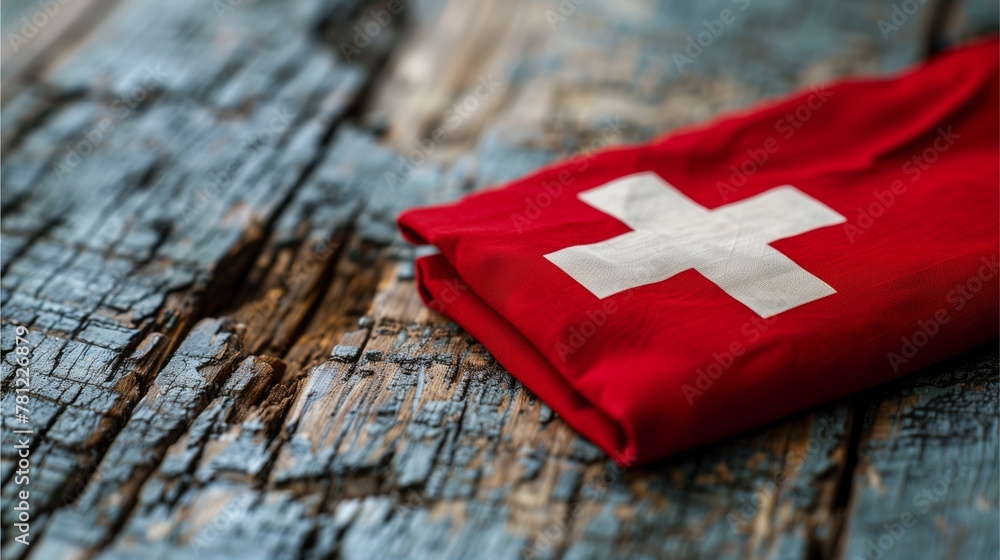 Red Cross Aid Kit with First Aid Box, Medical Supplies, Emergency Help ...