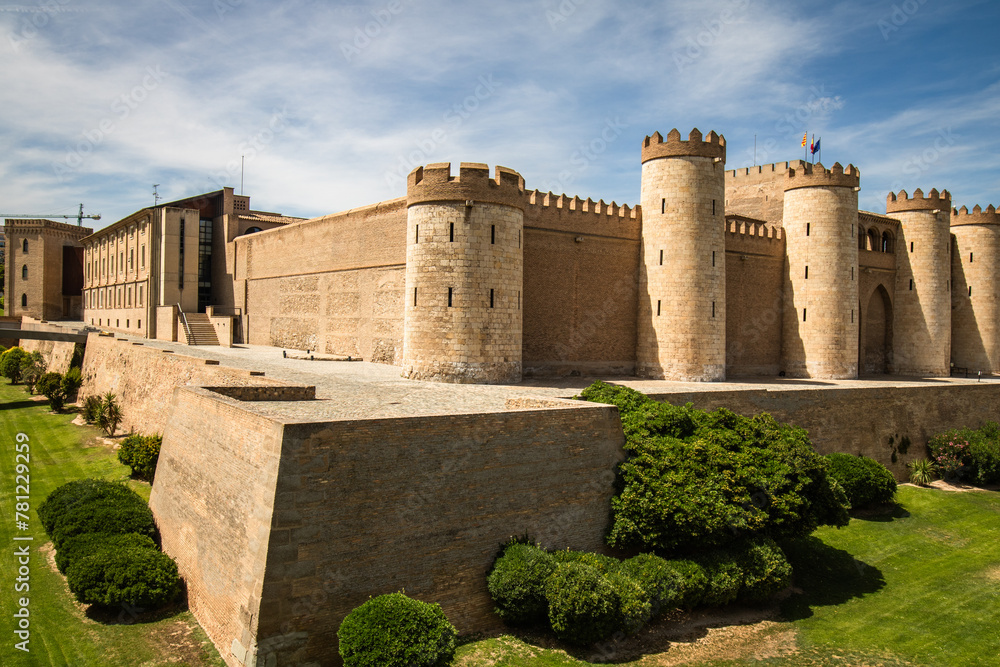 aljaferia palace in zaragoza, spainAljaferia palace, ancient medieval ...