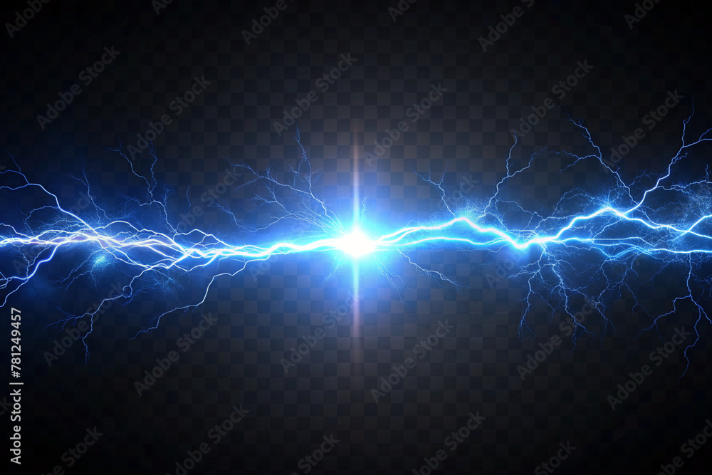 Vibrant dynamic lightning cosmic energy surge with powerful charge on ...