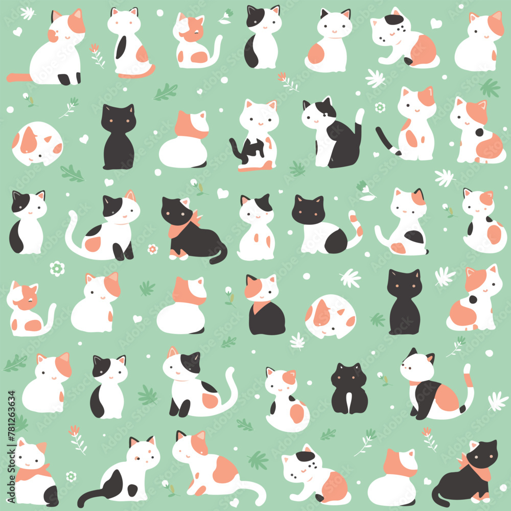 If you're looking for a unique and stylish cat image, you might ...