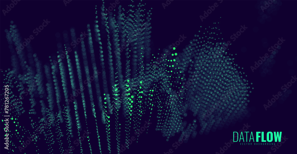 Abstract Big Data Analytics DataViz. Business Graph Visualization. Business Statistics Math Data ...