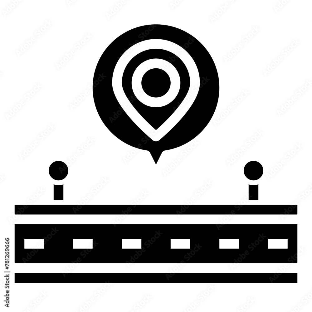 PIN,road,gps,maps and location,street map.svg Stock Vector | Adobe Stock