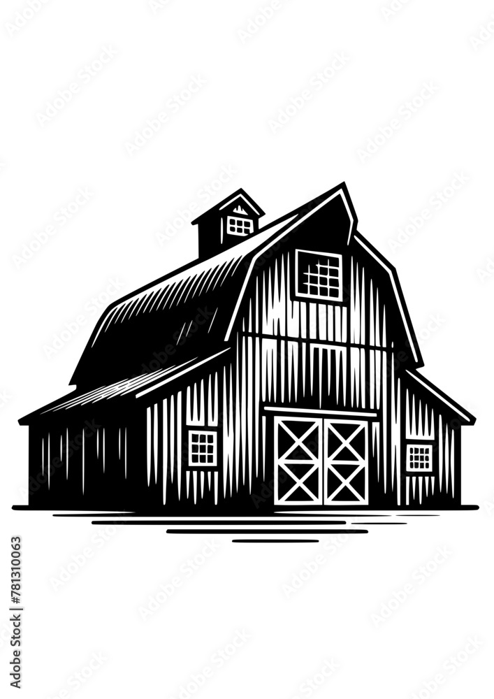 Barn SVG Files | Barn SVG Cut Files | Farm vector files | Farmhouse ...