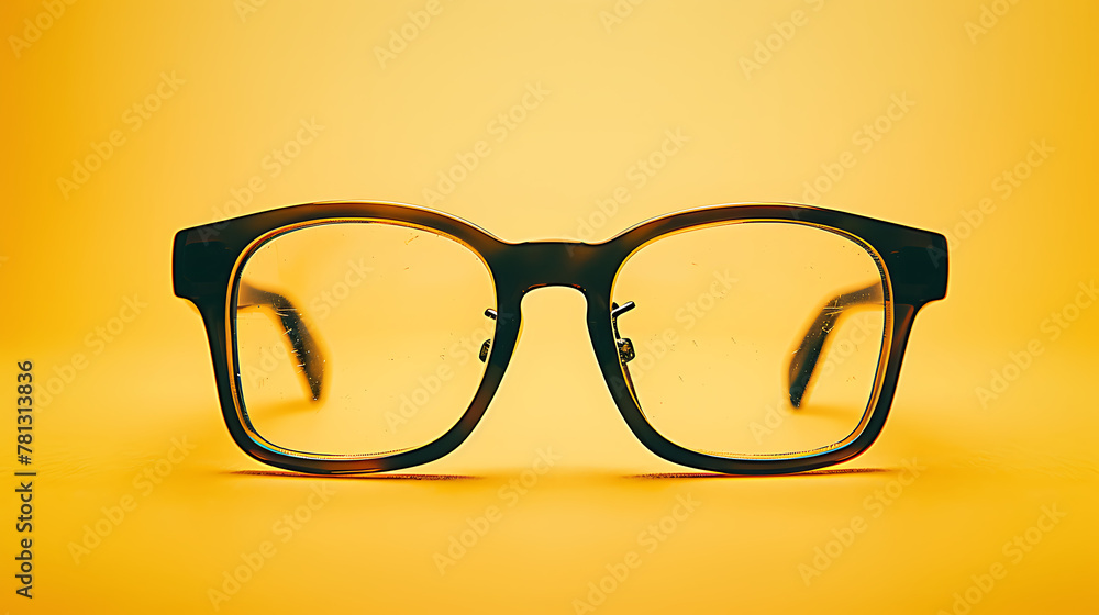 Eyeglasses, minimal wallpaper, an essential equipment in daily life for ...