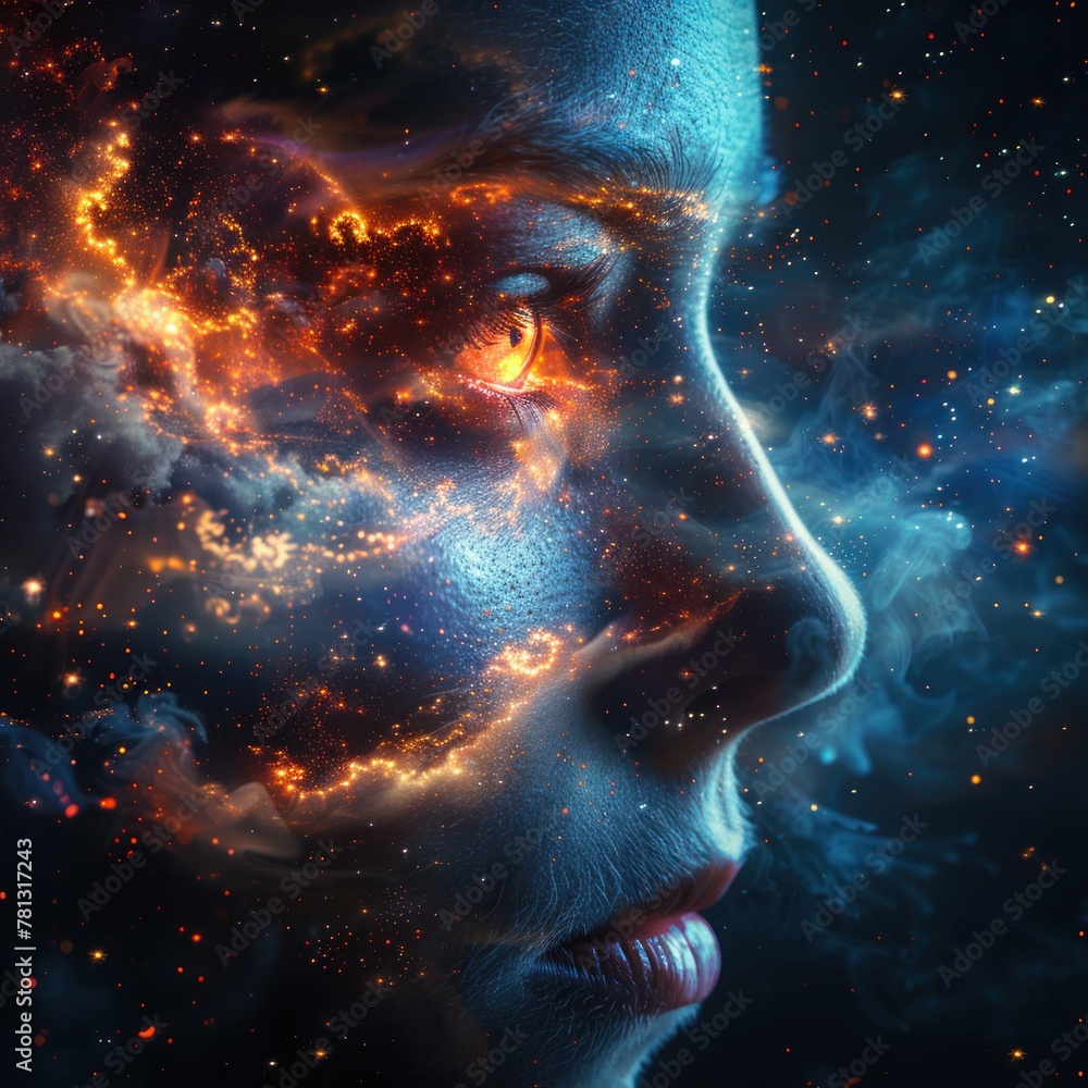 The Birth of a Vision depicts the emergence of a creative idea or ...