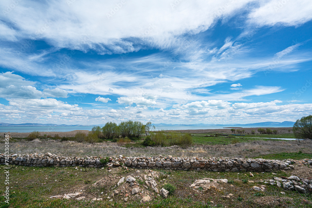 The scenic views of Kubadabad Palace was a complex of summer residences ...