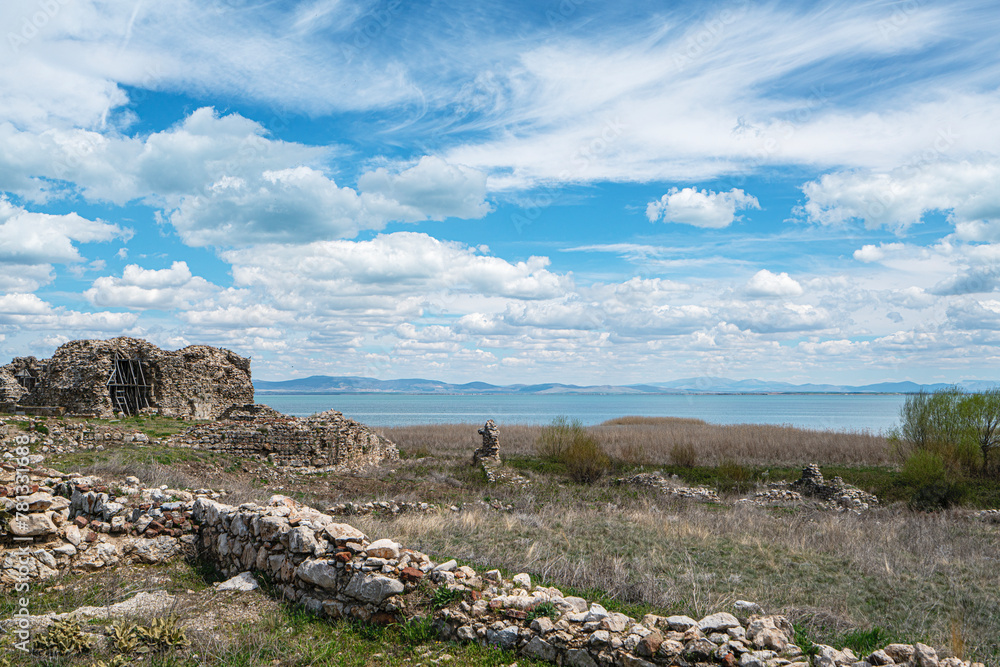The scenic views of Kubadabad Palace was a complex of summer residences ...